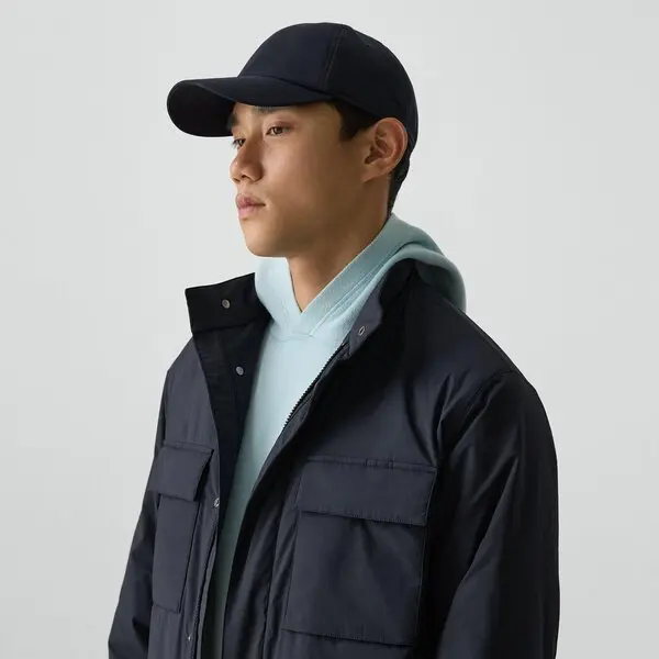 Theory Motion Wool Baseball Cap - Eclipse