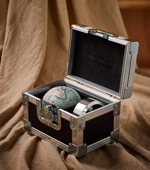 BELLERBY & CO GLOBEMAKERS Titanium Prussian Blue Pocket Globe