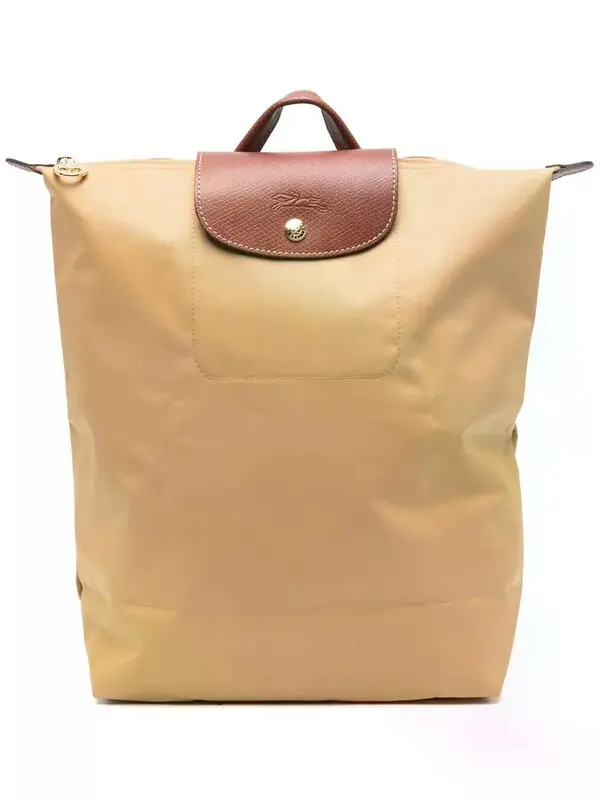 Longchamp Medium Le Pliage Backpack - Brown