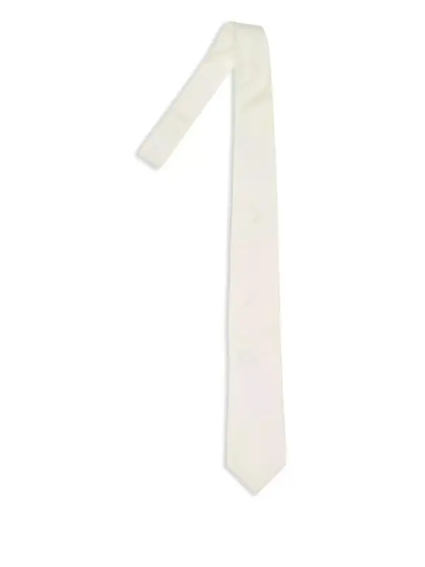 Corneliani Silk Neck Tie - White