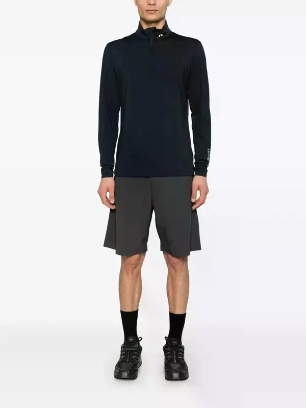 J. Lindeberg Tour Tech Mid Layer Polo Shirt - Blue