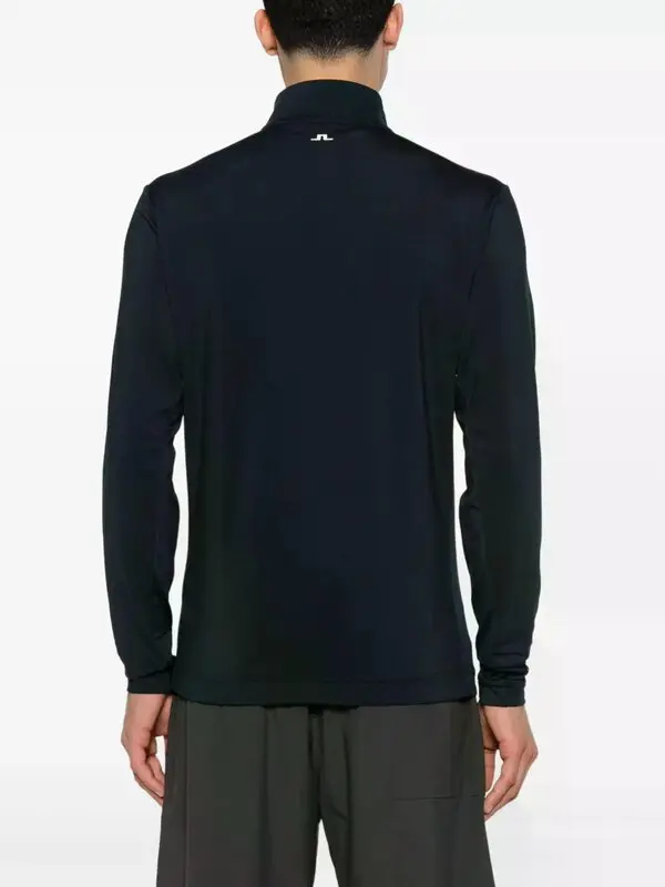 J. Lindeberg Tour Tech Mid Layer Polo Shirt - Blue