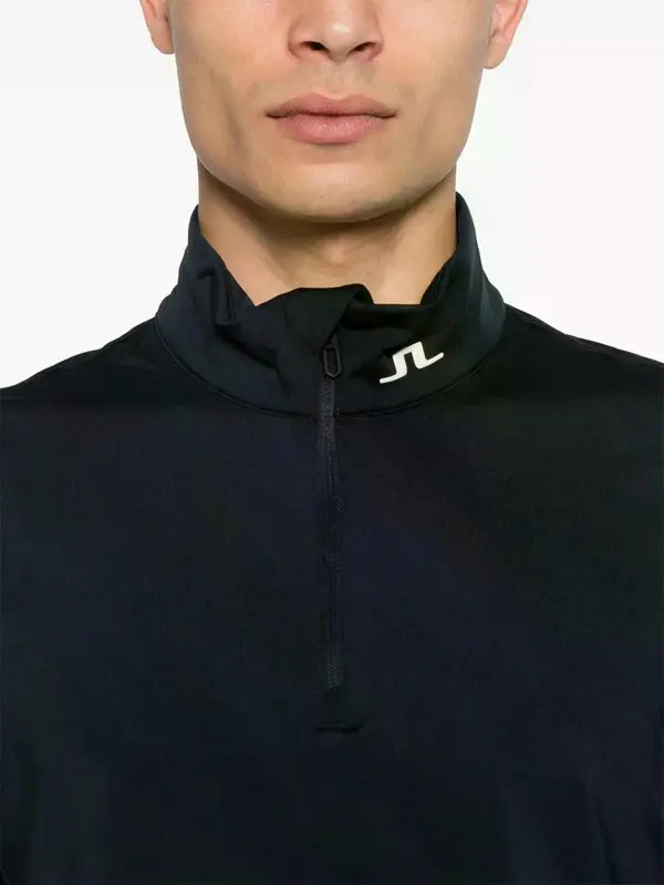 J. Lindeberg Tour Tech Mid Layer Polo Shirt - Blue
