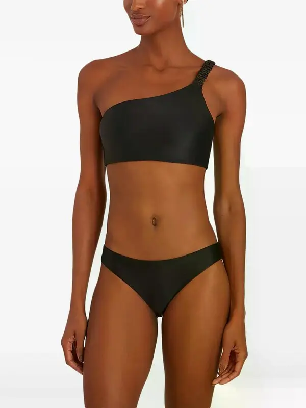 Lenny Niemeyer Macramé Bikini Top Black Editorialist