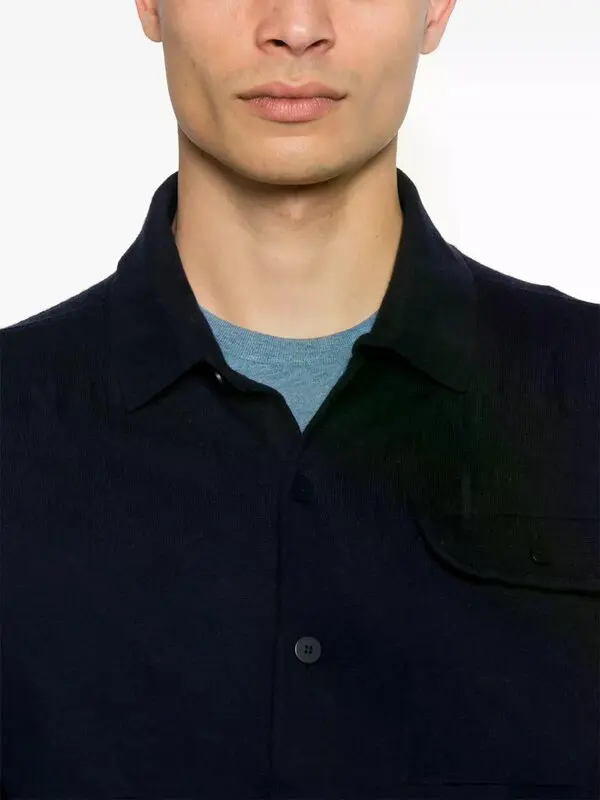 Eric Bompard Knitted Shirt - Blue