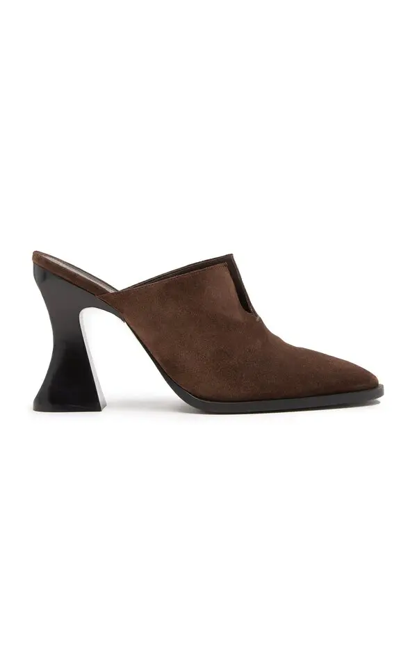 Bottega Veneta Cha-cha Suede Mules