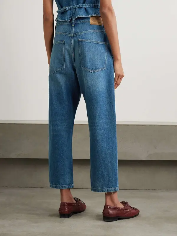 Polo Ralph Lauren Bow High-rise Tapered Jeans