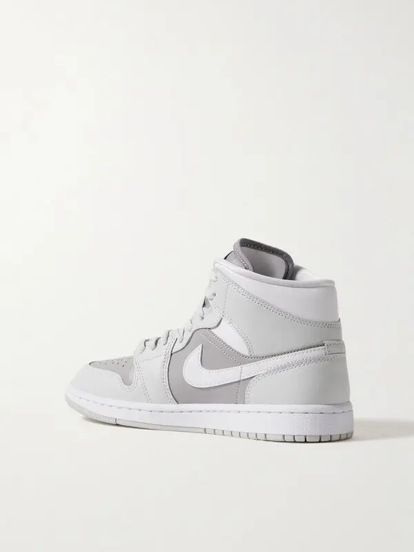 Nike Jordan 1 Mid Leather Sneakers