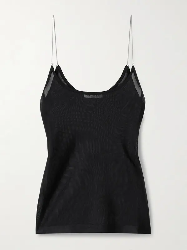 Alaïa Embellished Knit Camisole