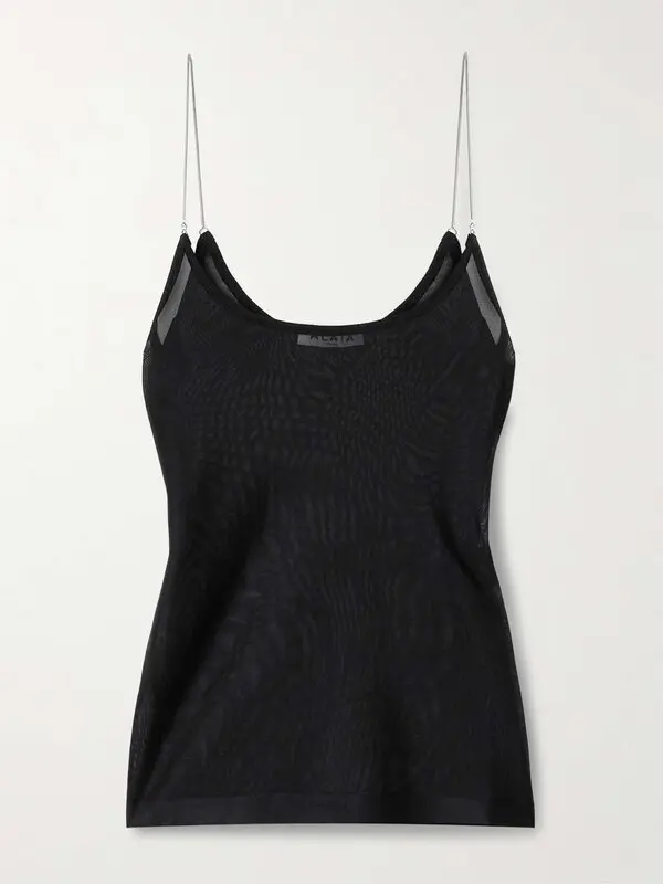 Alaïa Embellished Knit Camisole