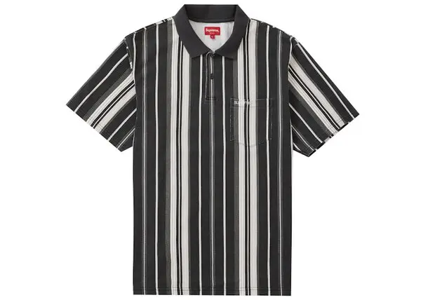 Supreme Vertical Stripe Polo Shirt
