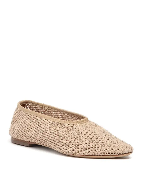 Staud Alba Crochet Ballet Flats