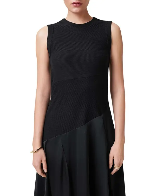 ALLSAINTS Pia Satin Midi Dress