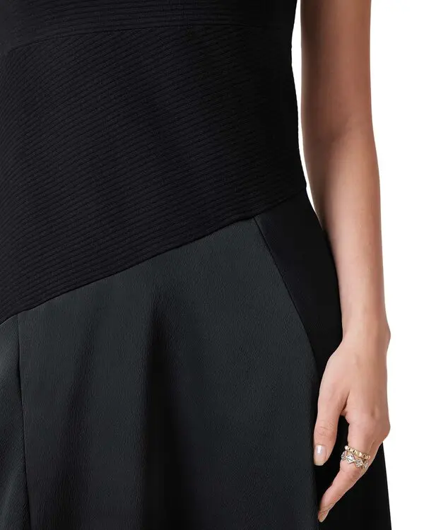 ALLSAINTS Pia Satin Midi Dress