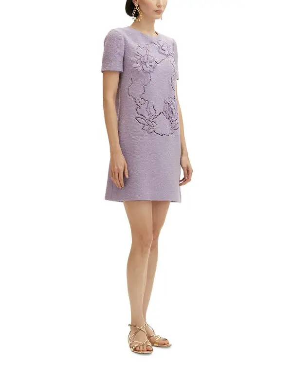Oscar De La Renta Tweed Shift Dress