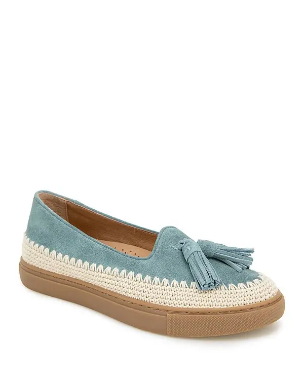 KENNETH COLE Citrus Espadrille Flats - Light Blue
