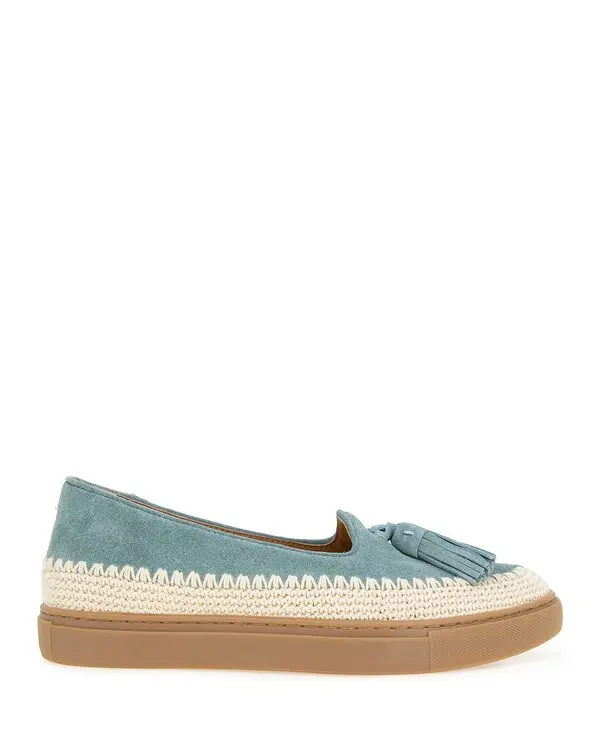 KENNETH COLE Citrus Espadrille Flats - Light Blue