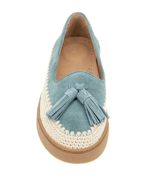 KENNETH COLE Citrus Espadrille Flats - Light Blue