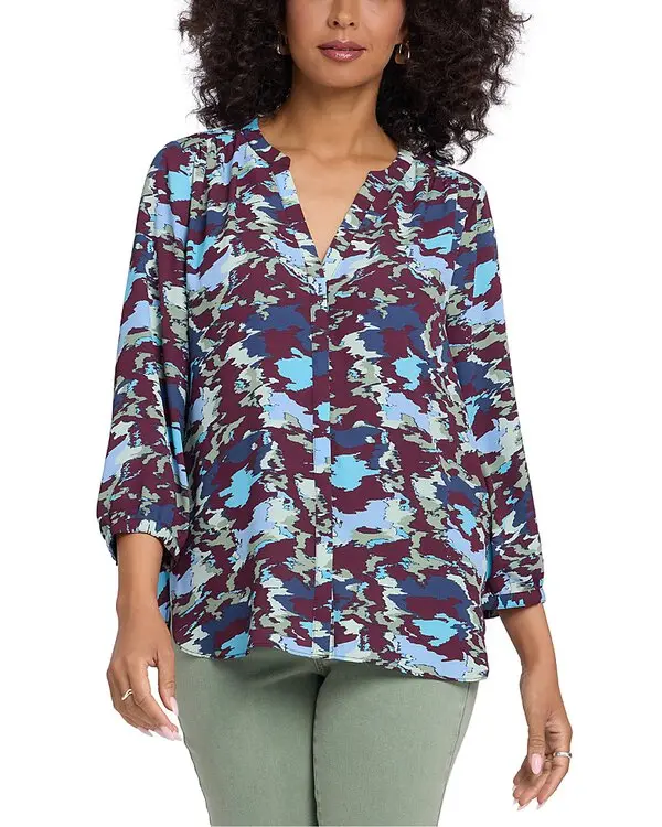 NYDJ Pintuck Blouse - Boundless
