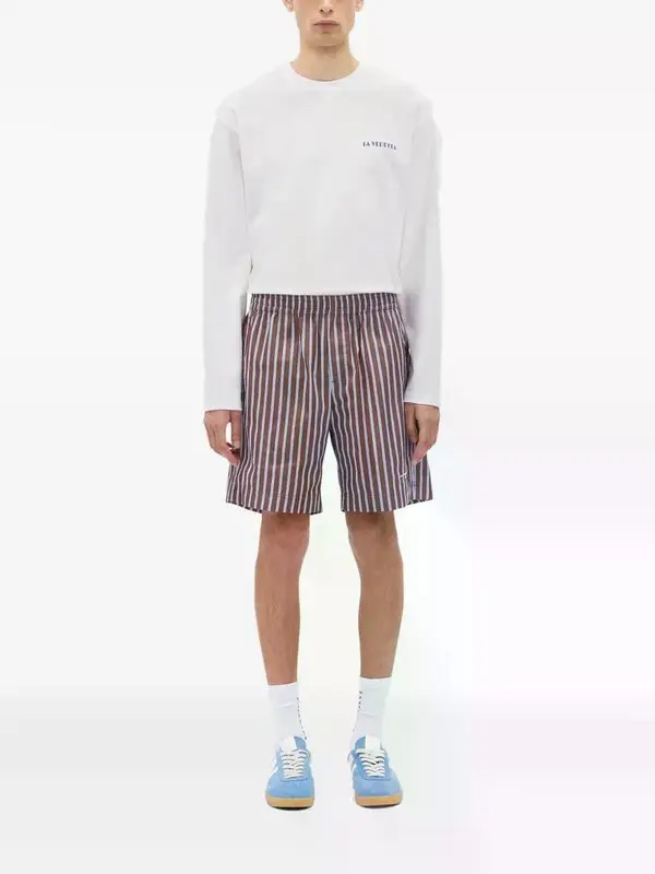 MSGM Striped Shorts