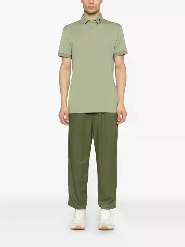 J. Lindeberg Kv-print Polo Shirt - Green