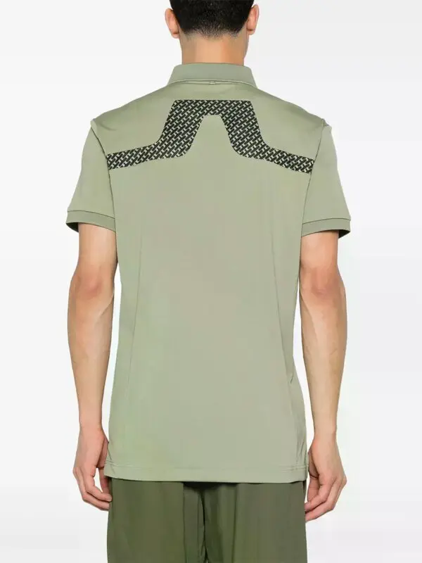 J. Lindeberg Kv-print Polo Shirt - Green