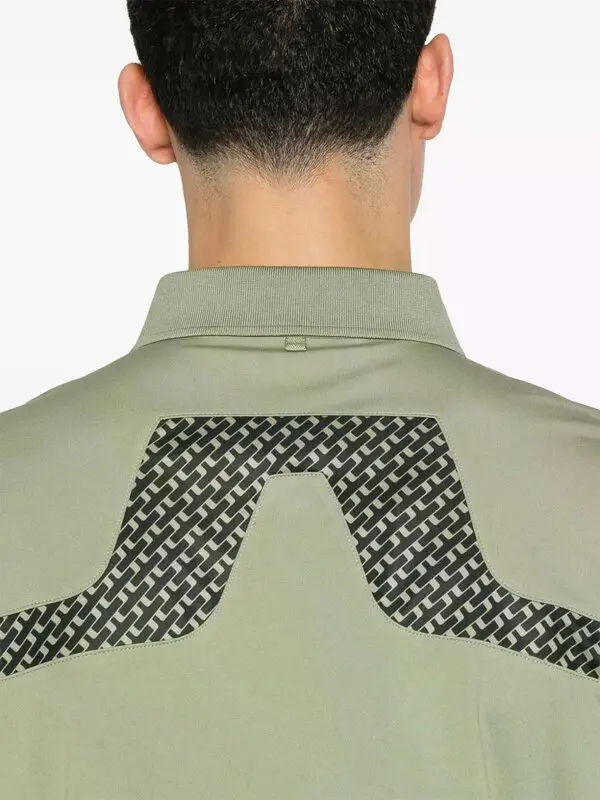 J. Lindeberg Kv-print Polo Shirt - Green