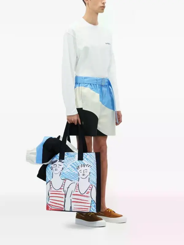 MSGM Tidal Wave Shorts