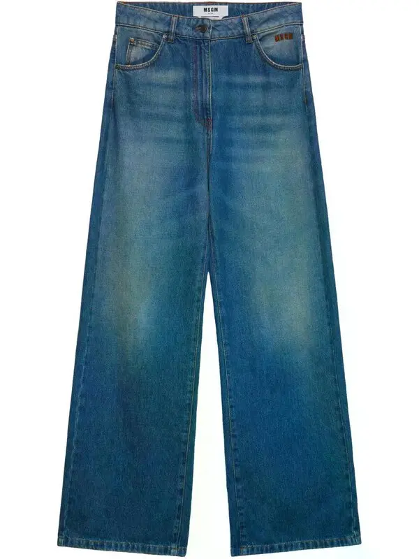MSGM Wide-leg Jeans