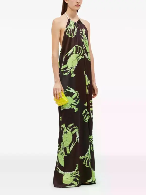 MSGM Graphic-print Maxi Dress
