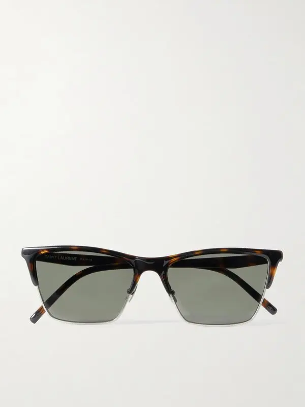 Saint Laurent D-frame Sunglasses - Tortoiseshell