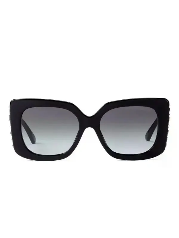 JIMMY CHOO Delphie Sunglasses - Black