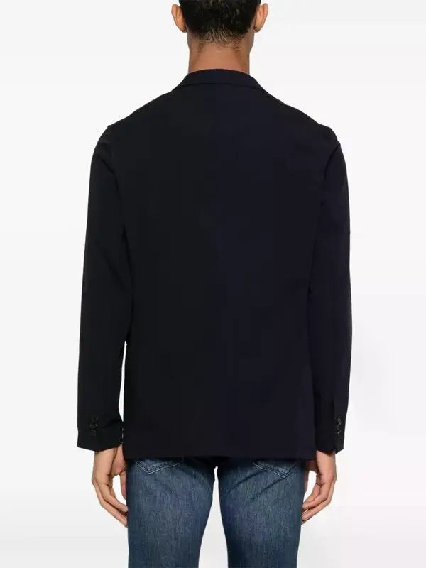 Emporio Armani Single-breasted Blazer - Blue