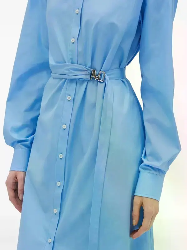 MSGM Belted Shirt Dress