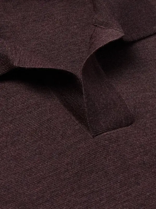 Loro Piana Aspen Virgin Wool Polo Shirt
