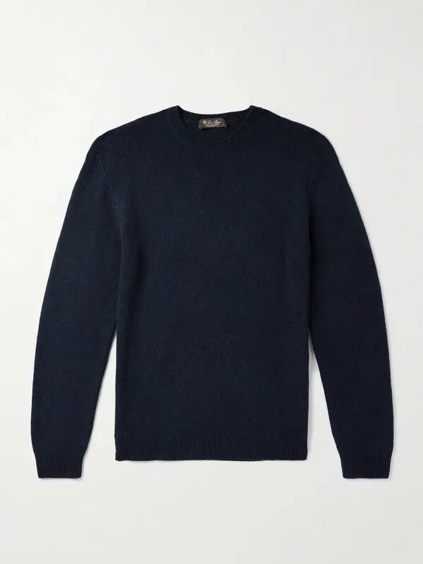 Loro Piana Fobello Cashmere Sweater - Blue