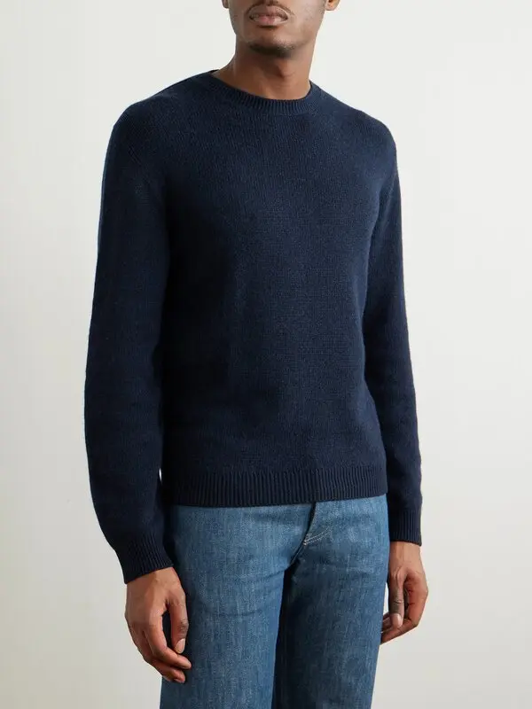 Loro Piana Fobello Cashmere Sweater - Blue