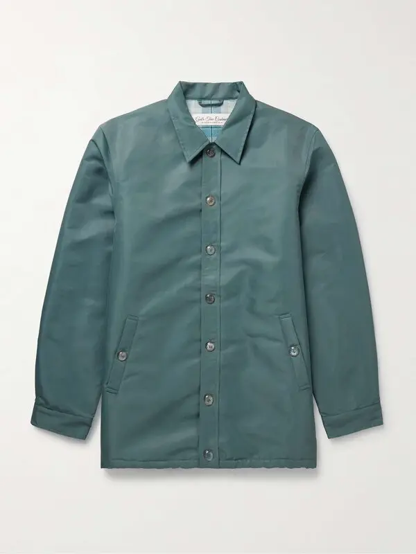 GOD'S TRUE CASHMERE Parachute Recycled-shell Jacket - Teal