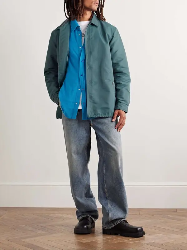 GOD'S TRUE CASHMERE Parachute Recycled-shell Jacket - Teal