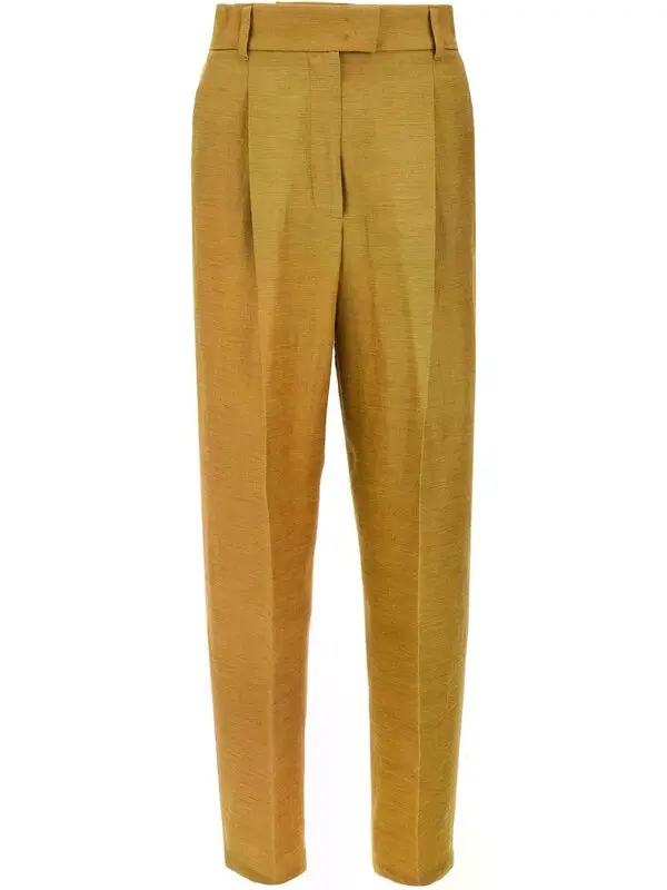 Max Mara Efedra Tailored Trousers - Gold