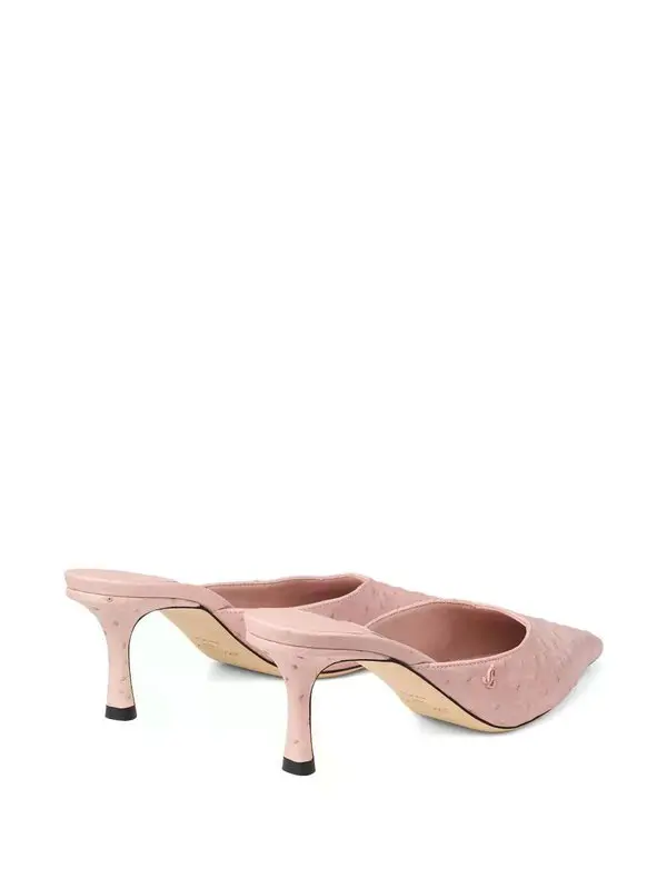 JIMMY CHOO Vivi 65 Heeled Mules - Pink