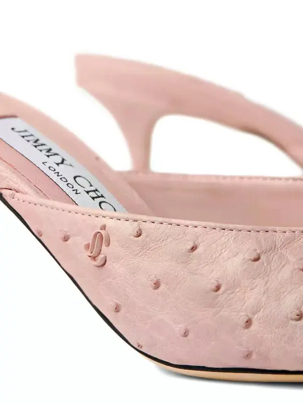 JIMMY CHOO Vivi 65 Heeled Mules - Pink