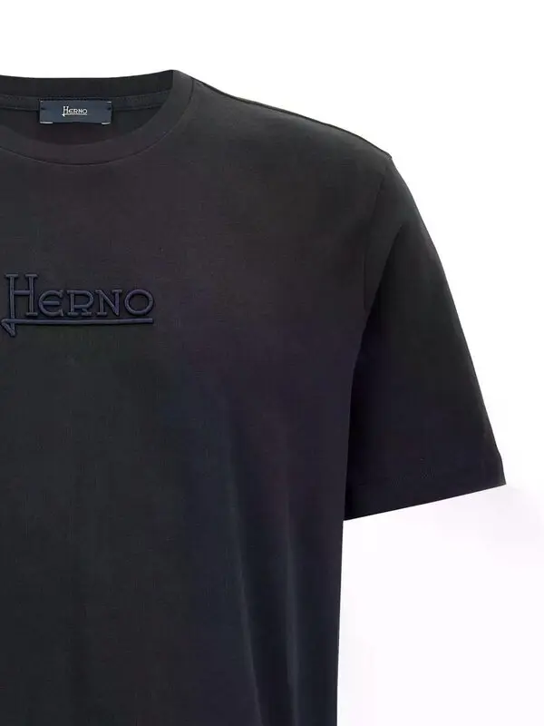 Herno Logo-embroidered T-shirt