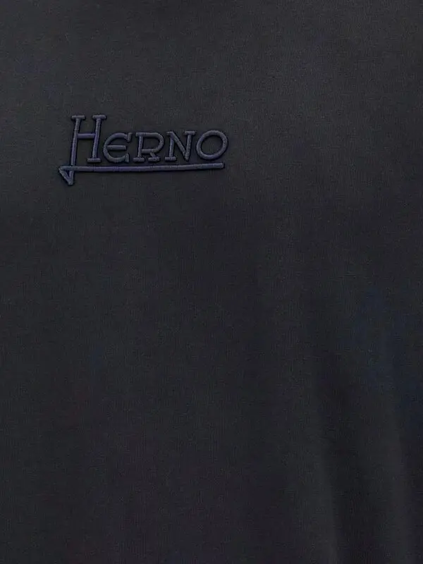 Herno Logo-embroidered T-shirt