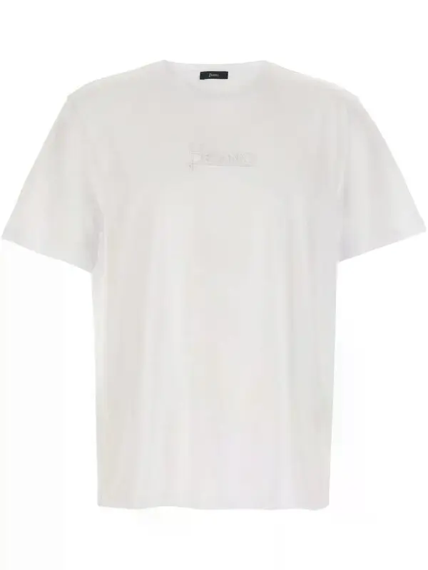 Herno Logo-embroidered T-shirt