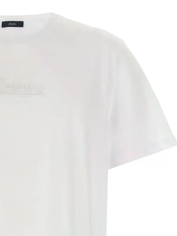 Herno Logo-embroidered T-shirt