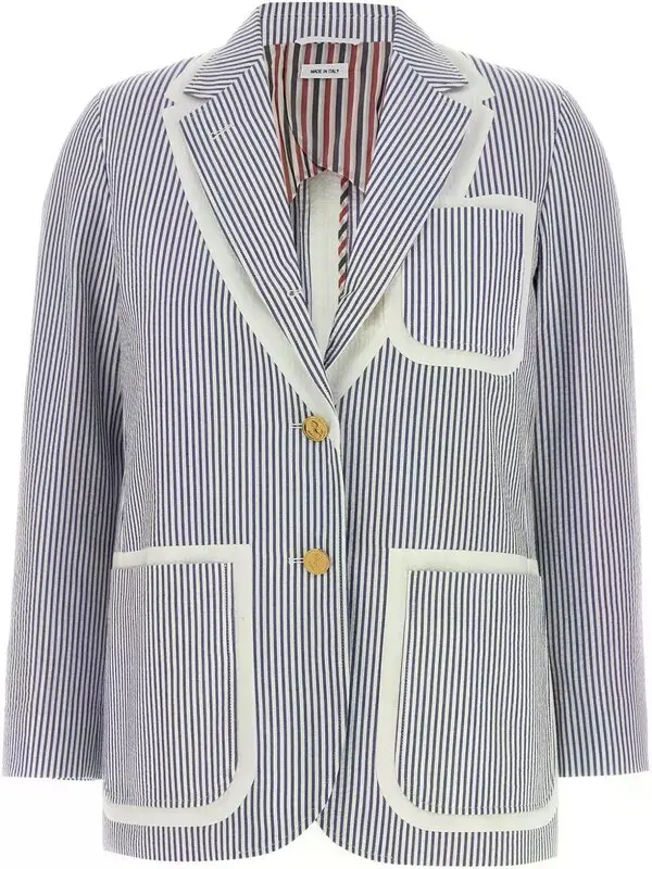 Thom Browne Cotton Blazer - Blue