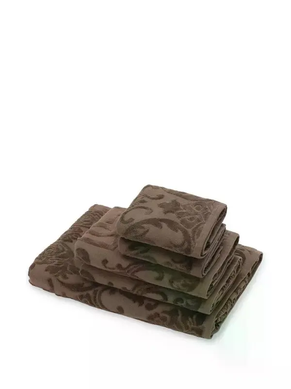 Dolce & Gabbana Logo Towel Set - Brown