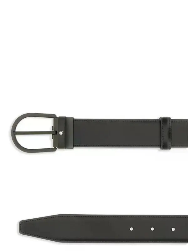 Montblanc Leather Belt - Black