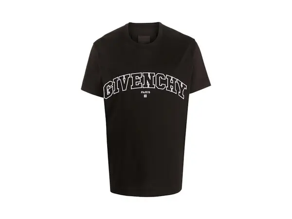 Givenchy College Embroidered Logo T-shirt - Black